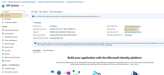 Example Configuring Integrate Am System With Microsoft Intra Id Formerly Azure Ad